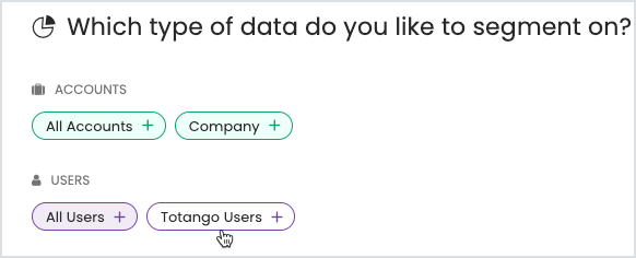Create a Totango Users segment – Totango