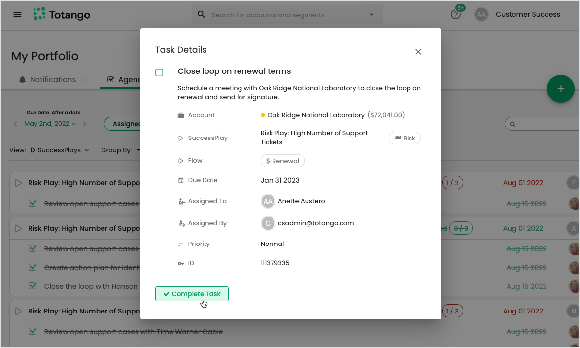 Use Totango as a Contributor – Totango