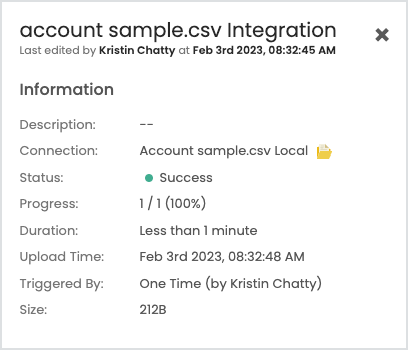 Upload a local file – Totango