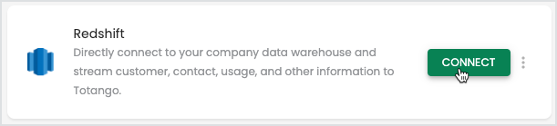 Configure an Amazon Redshift connection – Totango