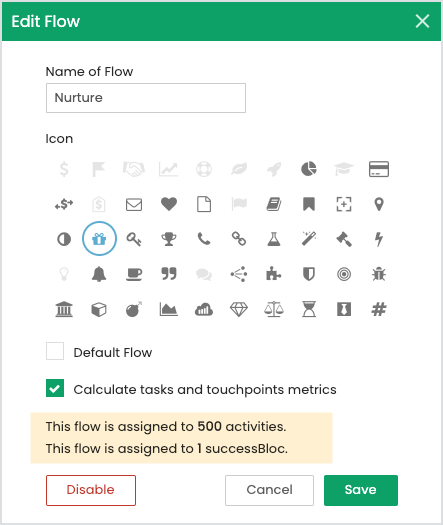 Configure custom flows – Totango