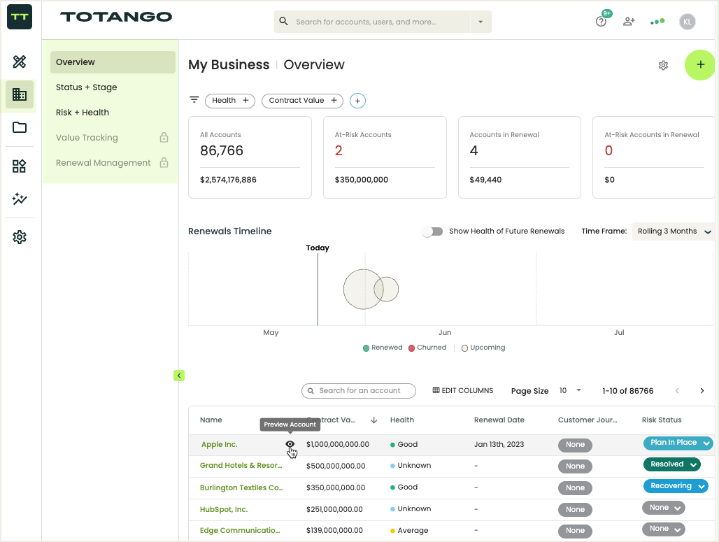 Understand My Business – Totango